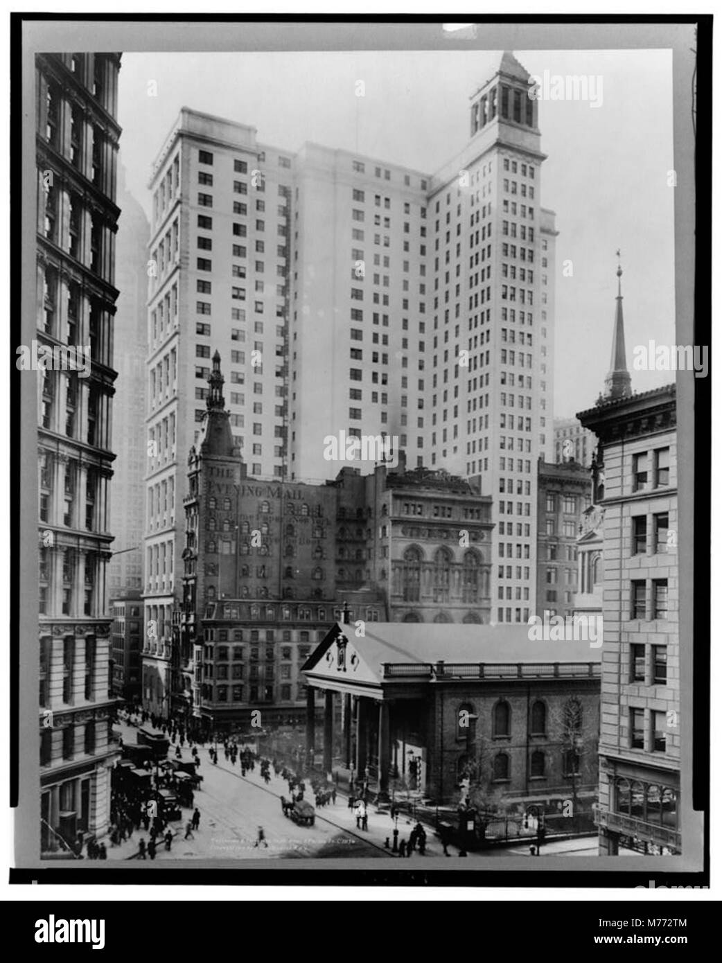 This image shows the Telephone & Telegraph Building at Broadway and ...