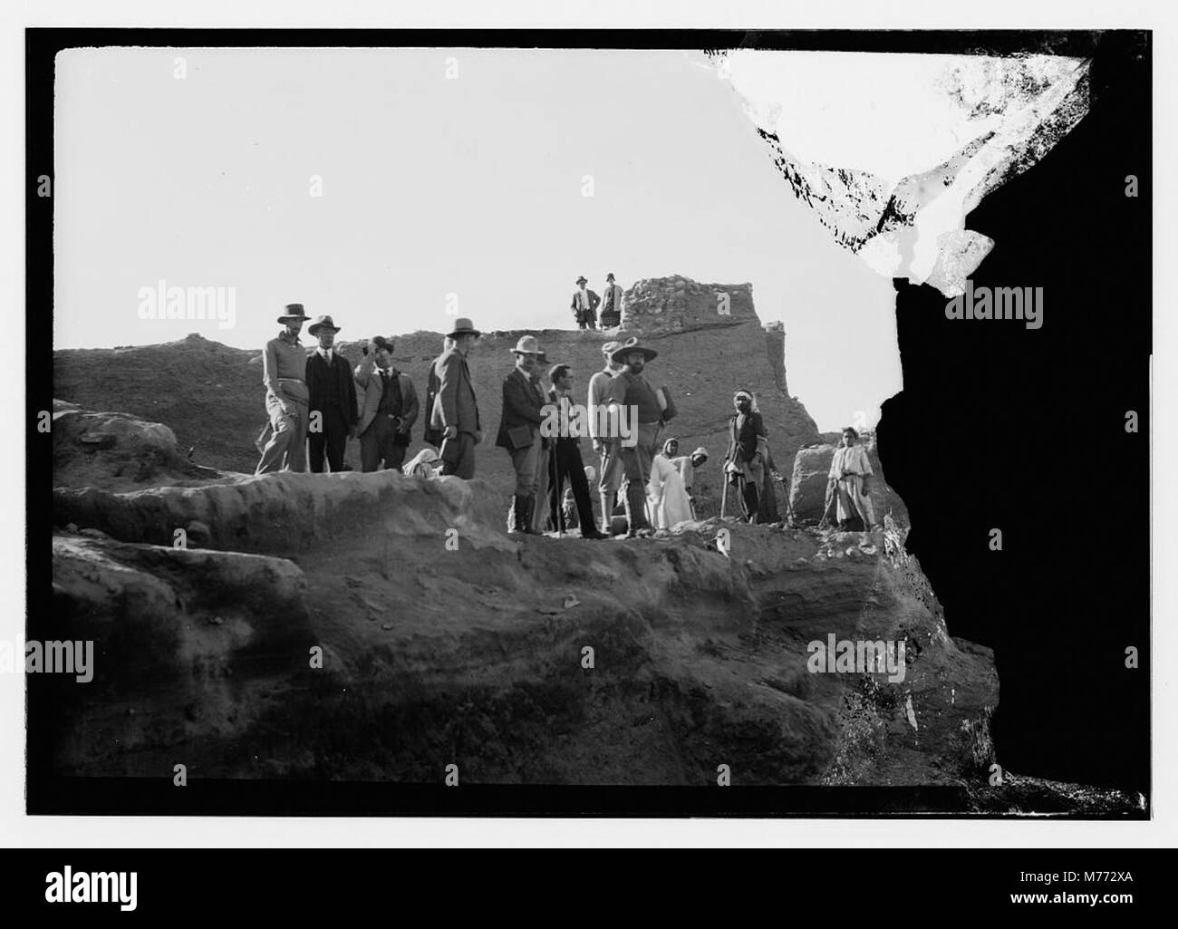 Photograph of Tell Faraa, a site in historical Syria, capturing the ...