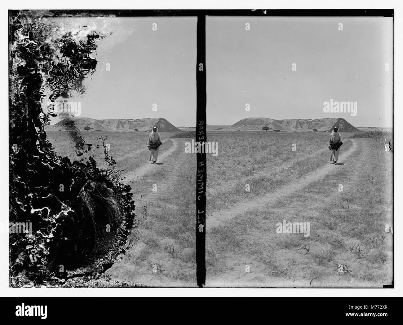 This historical image captures the story of 'Tell Jimmeh Gerar ...