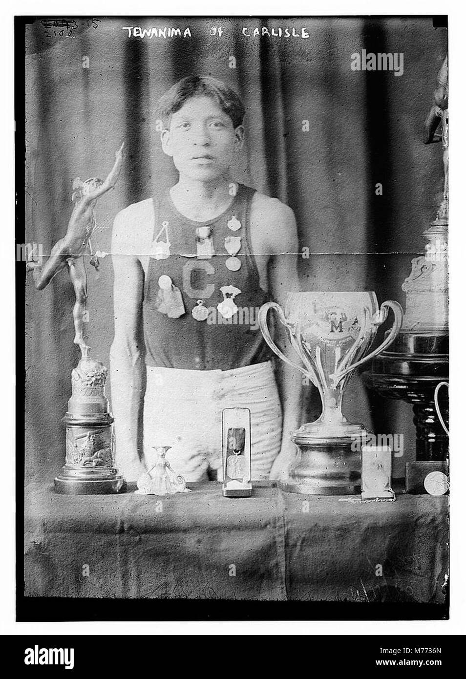 Tewanima, a notable Native American athlete from Carlisle, renowned for ...