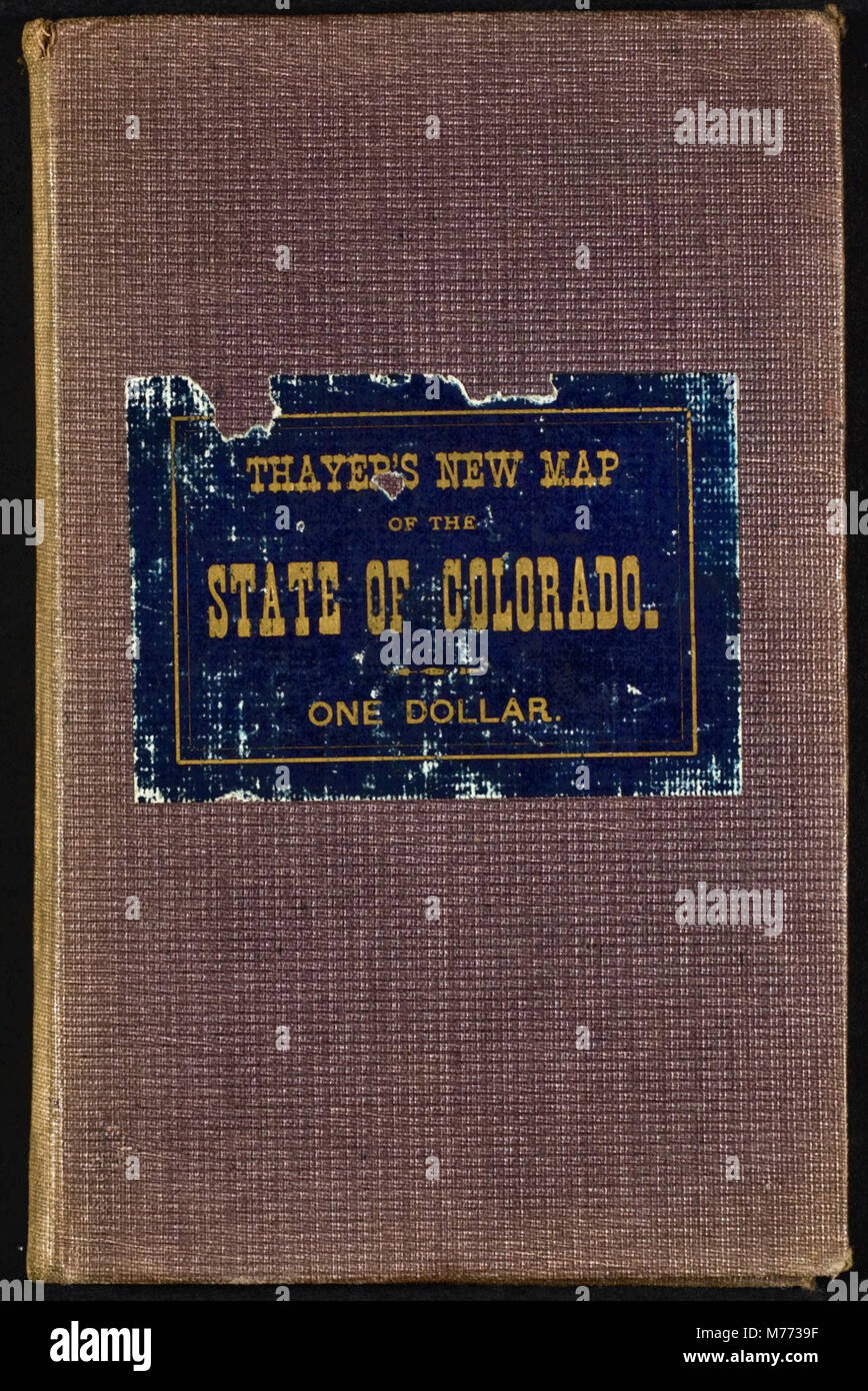Colorado state map hi-res stock photography and images - Alamy