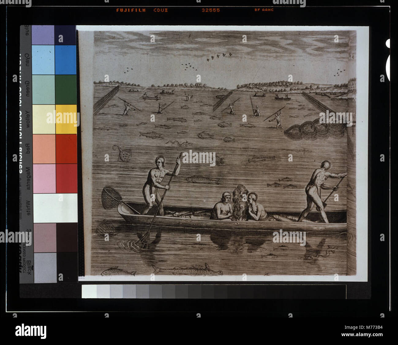 A photograph illustrating the traditional fishing methods used in ...