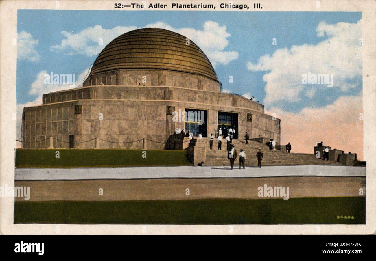 The Adler Planetarium, Chicago, Illinois (NBY 416500 Stock Photo - Alamy