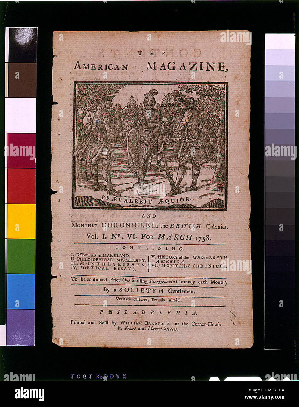 The American magazine, and monthly chronicle for the British colonies ...