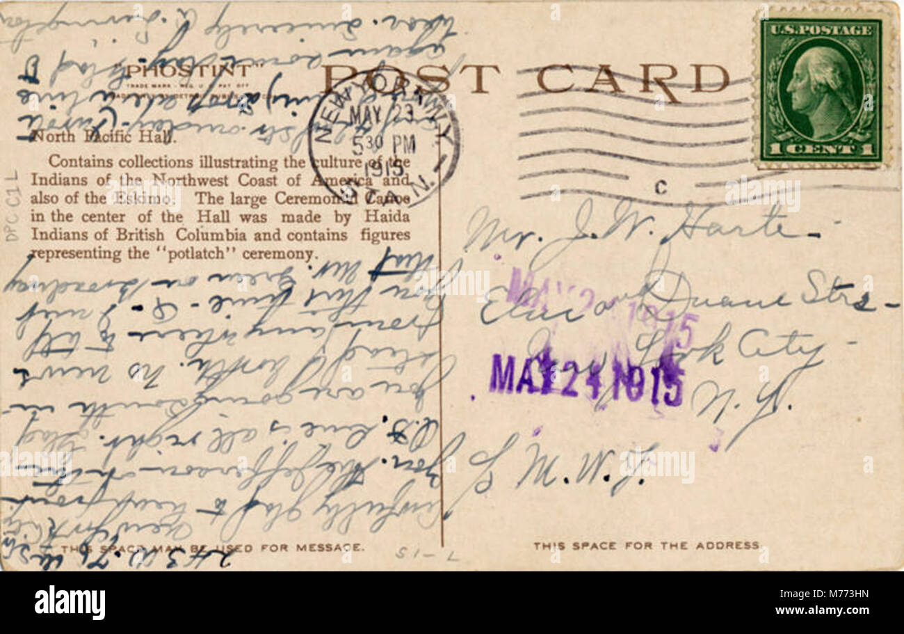 A view of the North Pacific Hall in the American Museum of Natural ...