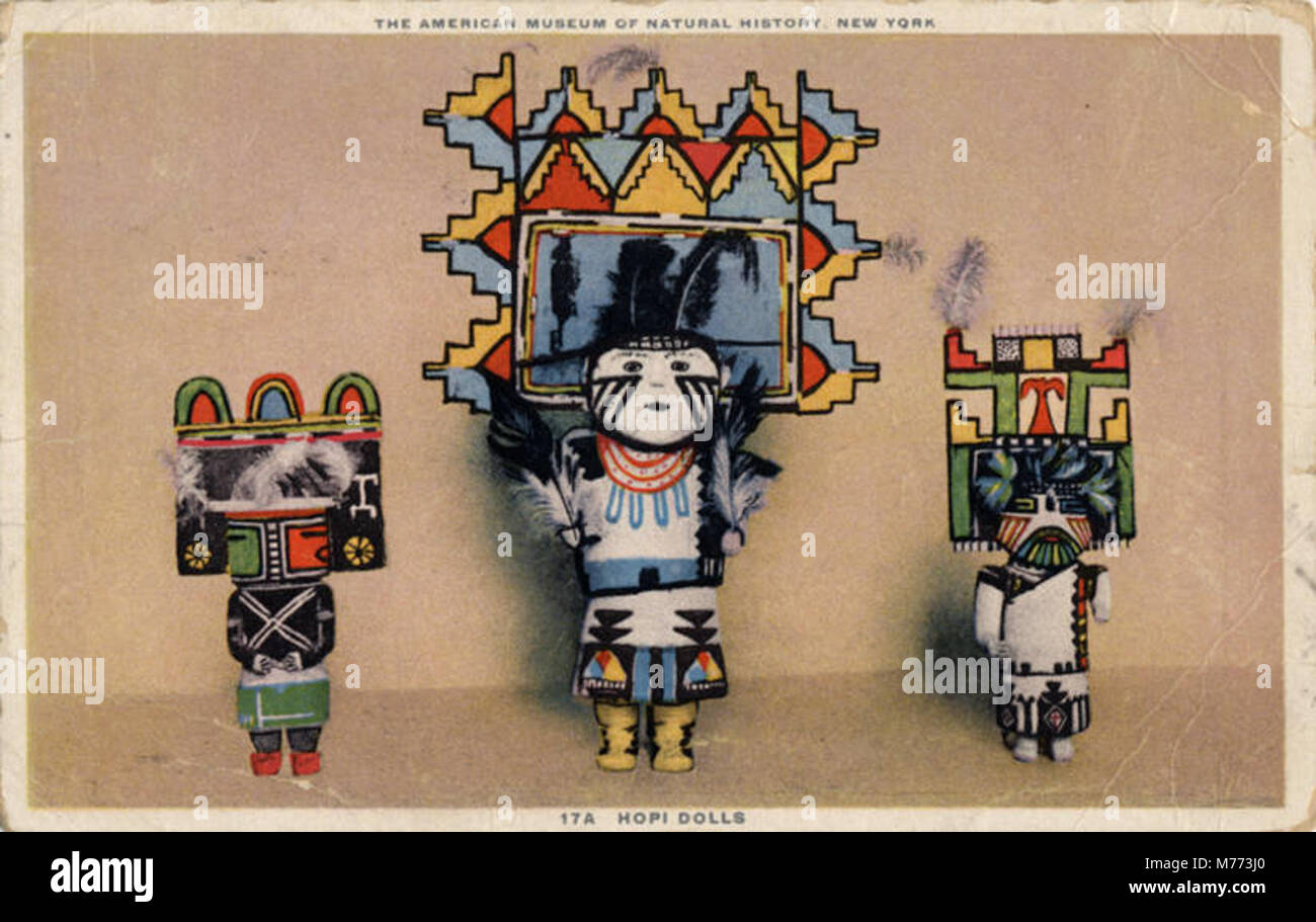 Hopi dolls on display at the American Museum of Natural History ...