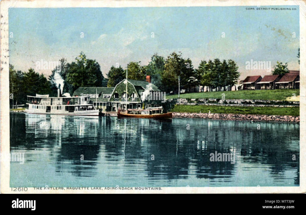 The Antlers at Raquette Lake, located in the Adirondacks of New York ...
