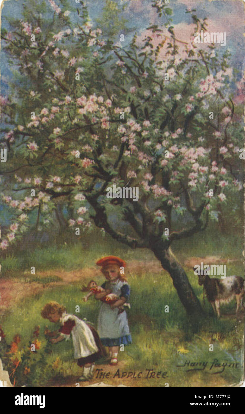 The Apple Tree, an artwork from the early 20th century, symbolizing ...