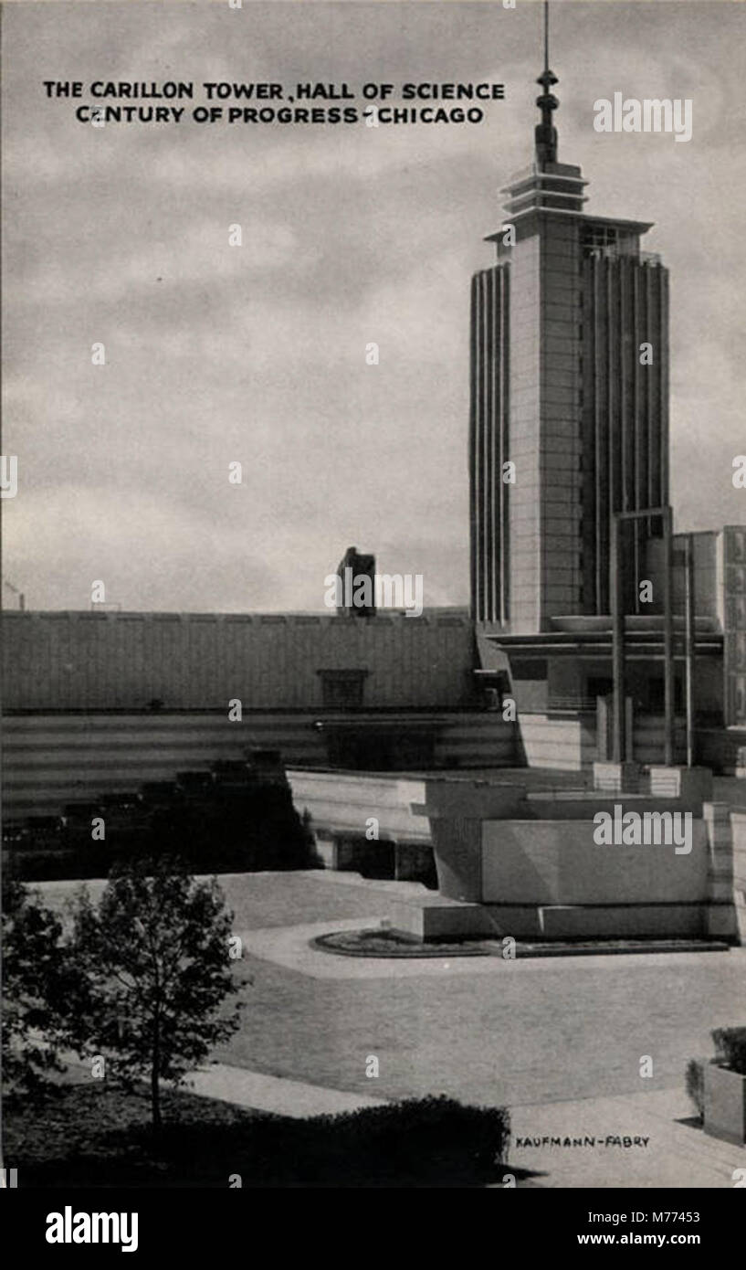 The Carillon Tower located in the Hall of Science at the Century of ...