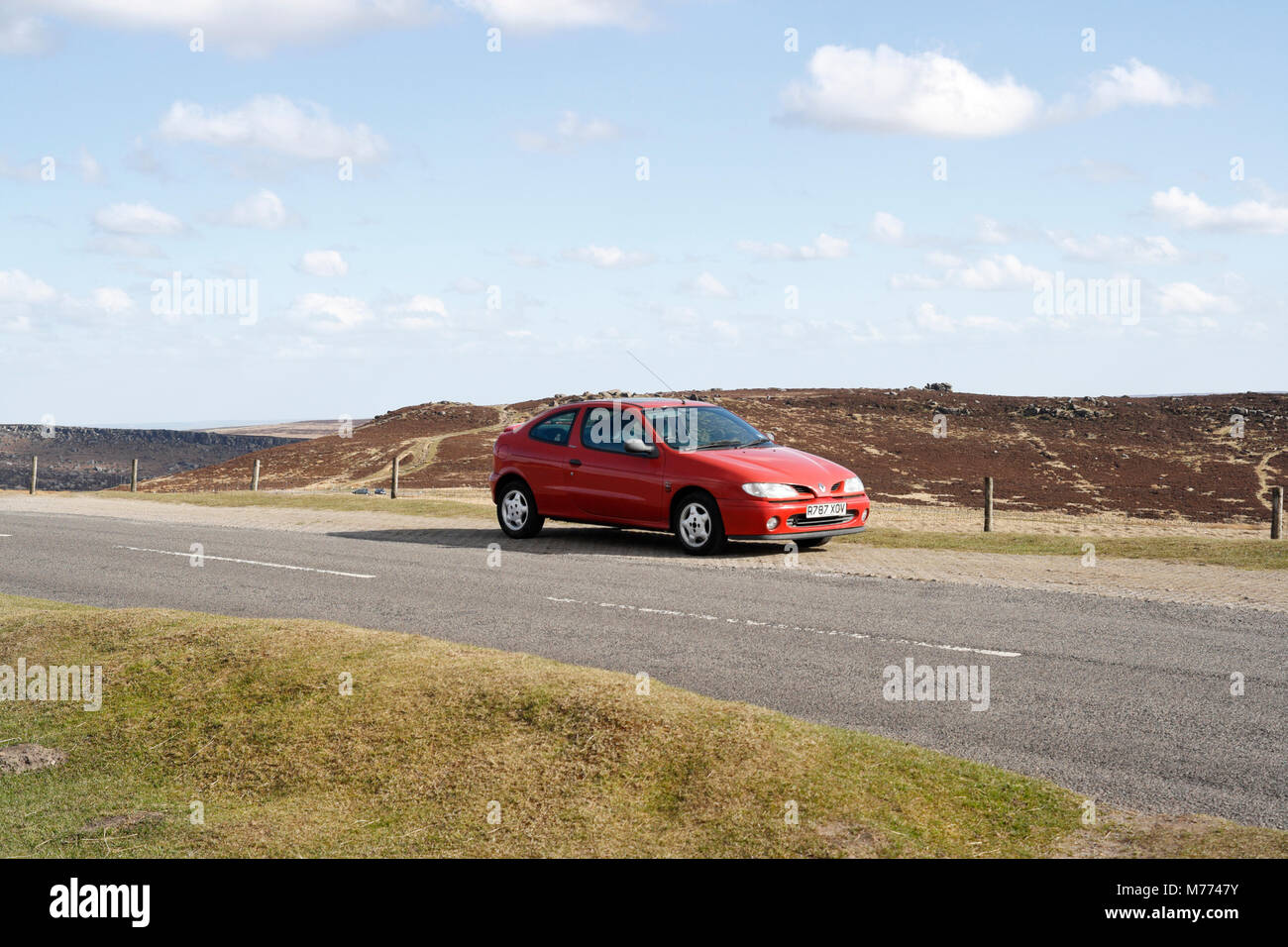 Renault Megane sport phase 1 car Parked in the Peak District National ...