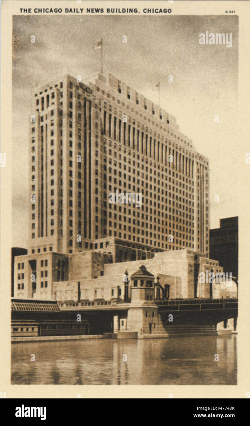 The Chicago Daily News Building, an iconic structure in Chicago ...