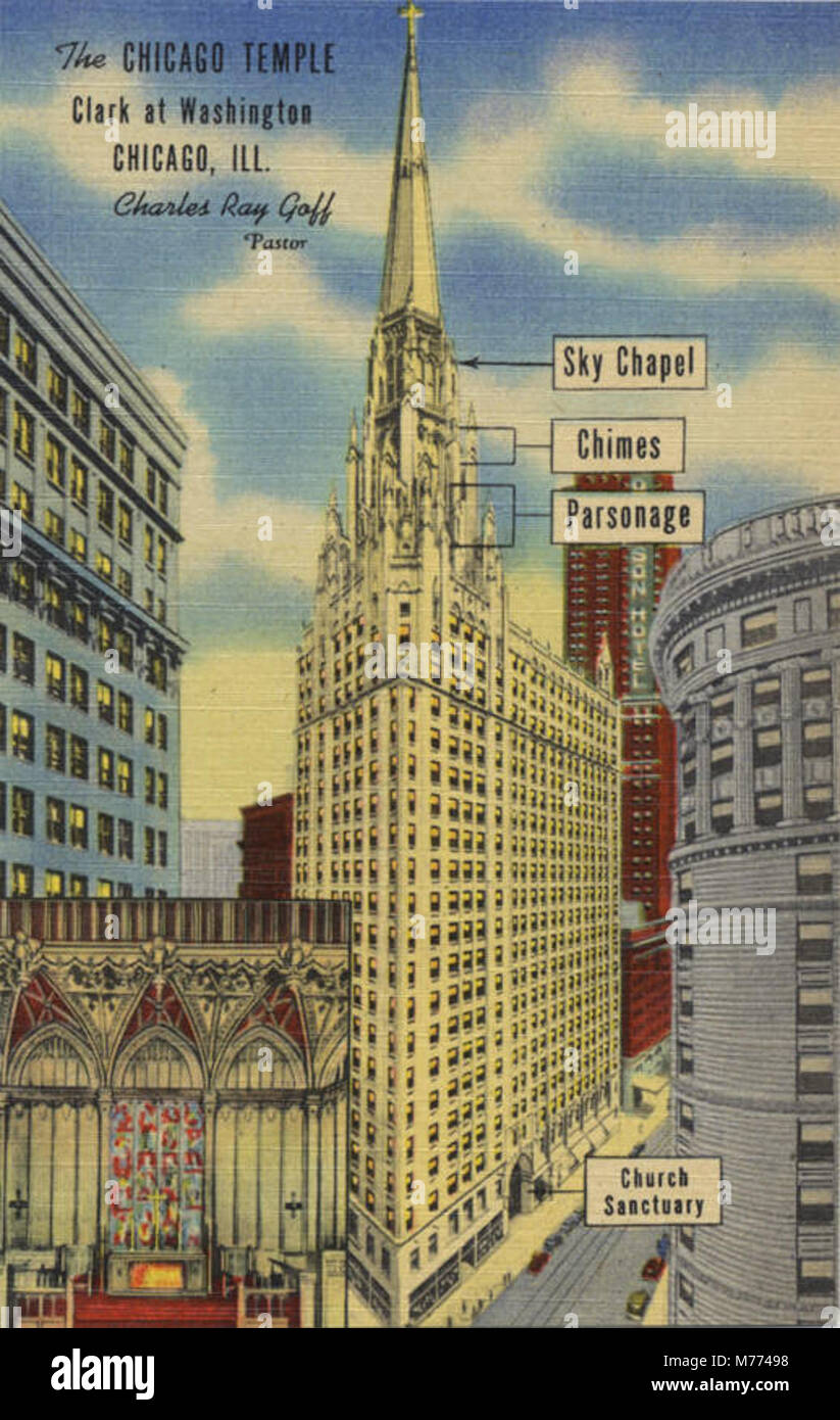 The Chicago Temple is a historic building located in Chicago, Illinois ...