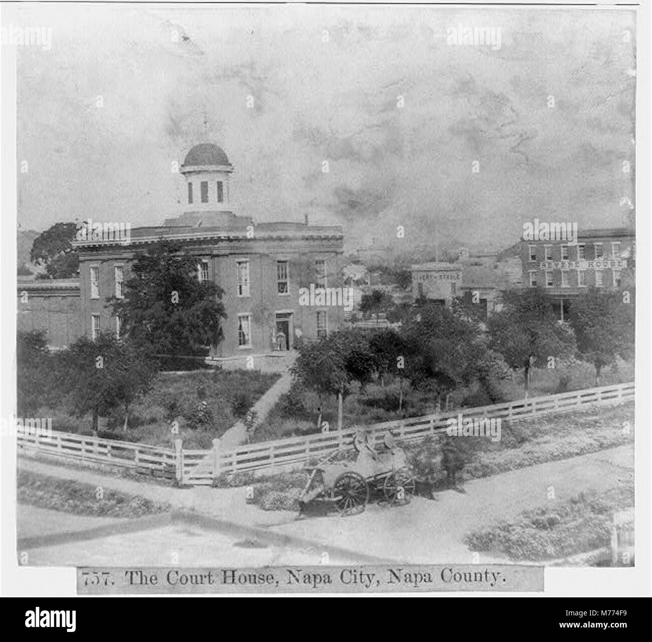 A photograph of the Napa City Court House in Napa County, California ...