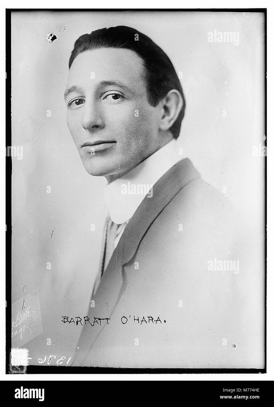 Barratt O'Hara, a prominent political figure, is shown in this image ...