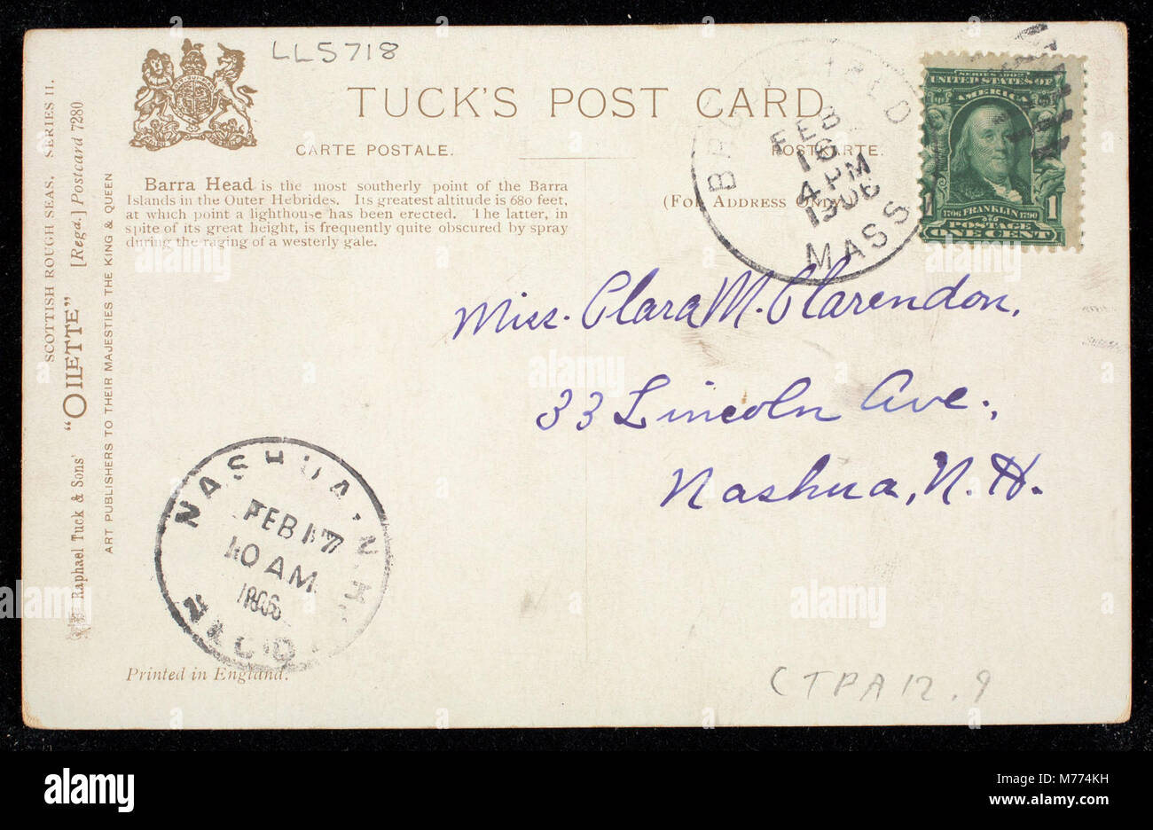 This image depicts Barra Head, located in New Brunswick, Canada. Known ...