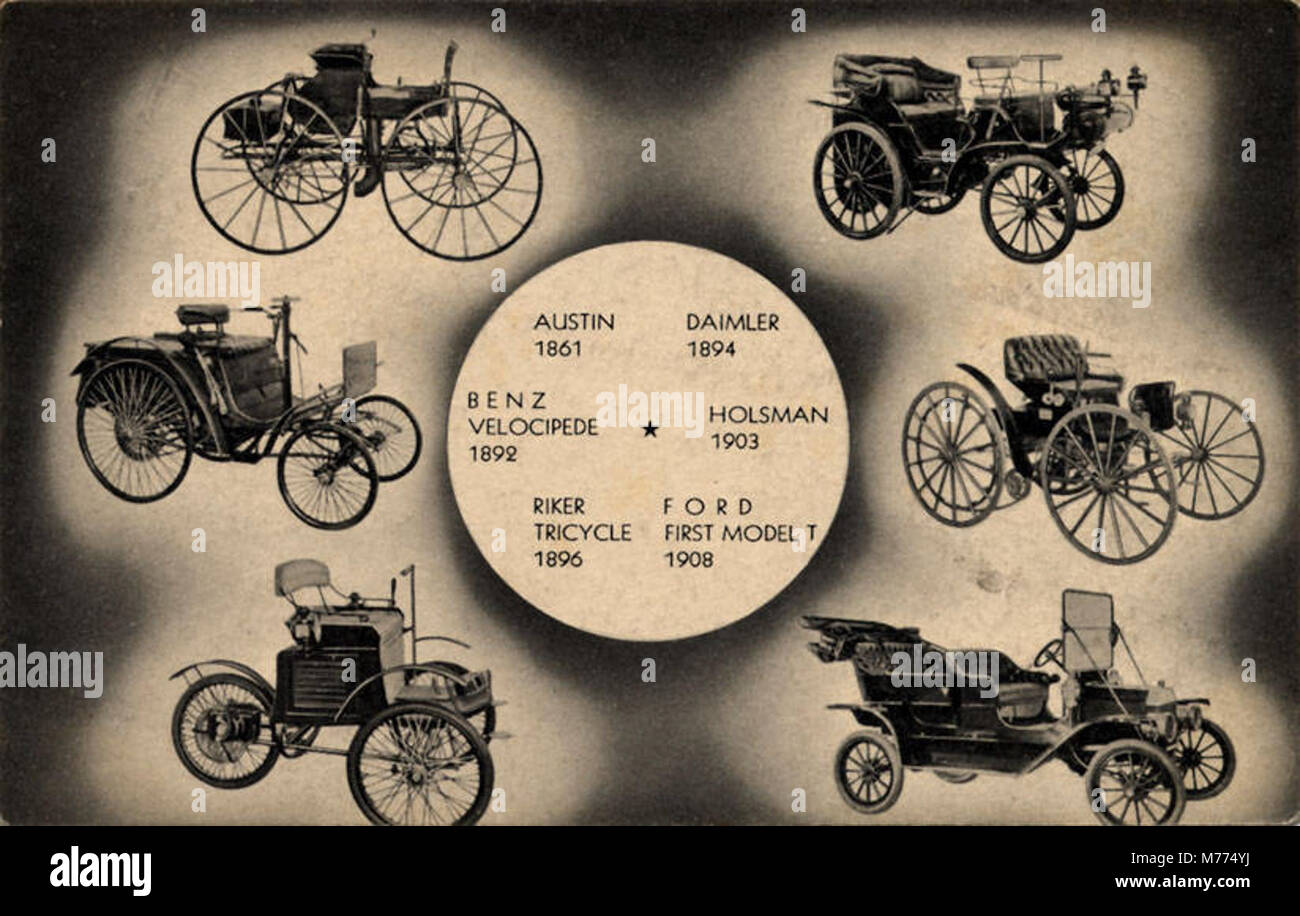 A representation of Ford's influence on transportation, focusing on the ...