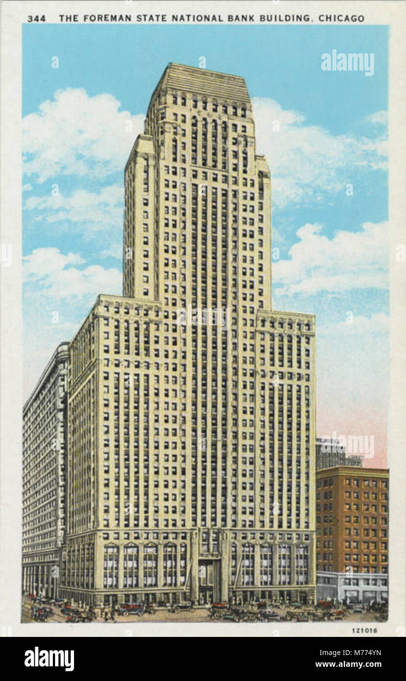 The Foreman State National Bank Building in Chicago is an early 20th ...