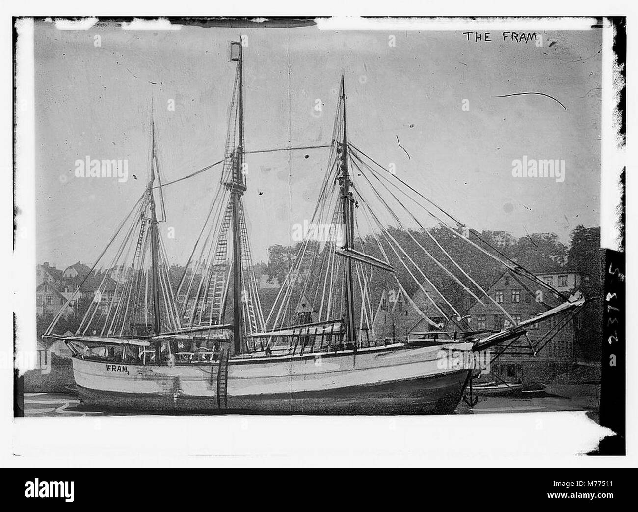 A photo of the Fram, a famous ship known for its exploration ...