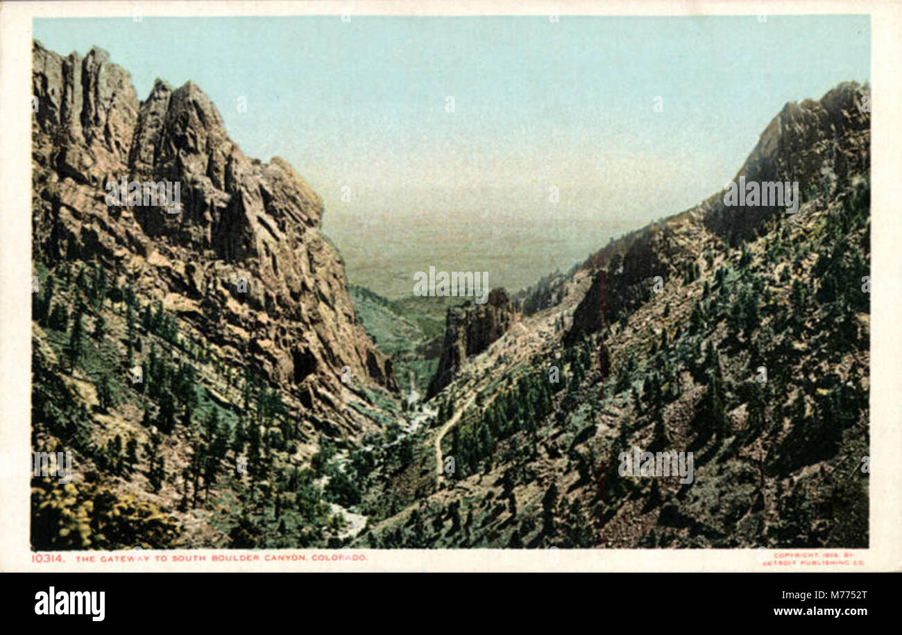 The Gateway to South Boulder Canyon, an iconic natural feature, marks ...