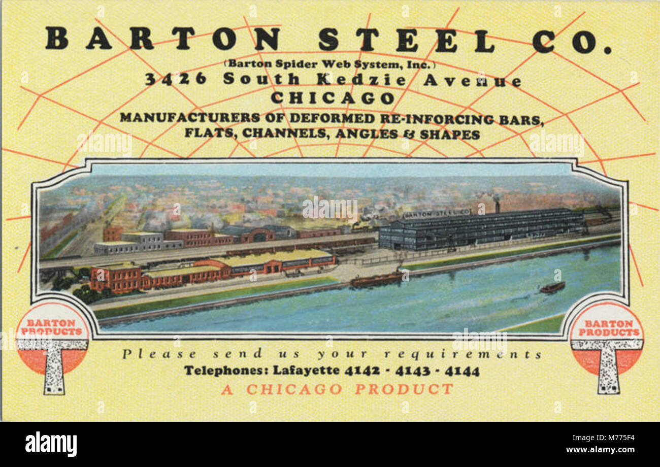 Barton Steel Company (NBY 415948 Stock Photo - Alamy