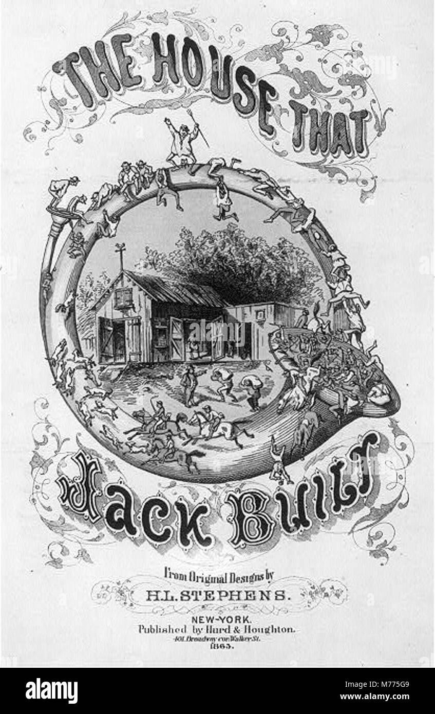 A visual interpretation of the nursery rhyme 'The House That Jack Built ...