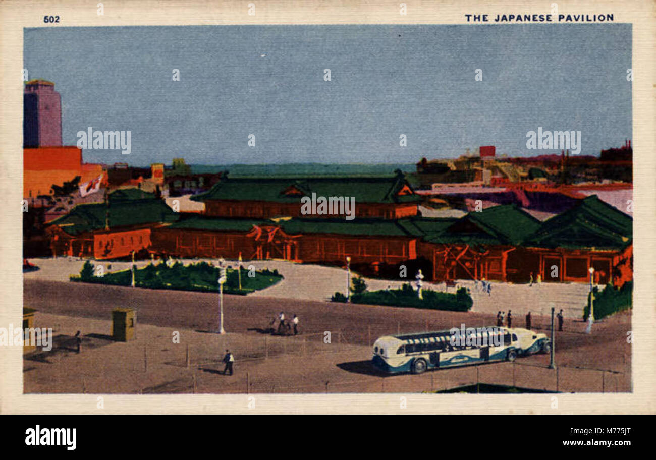 A photograph of the Japanese Pavilion, an architectural landmark ...