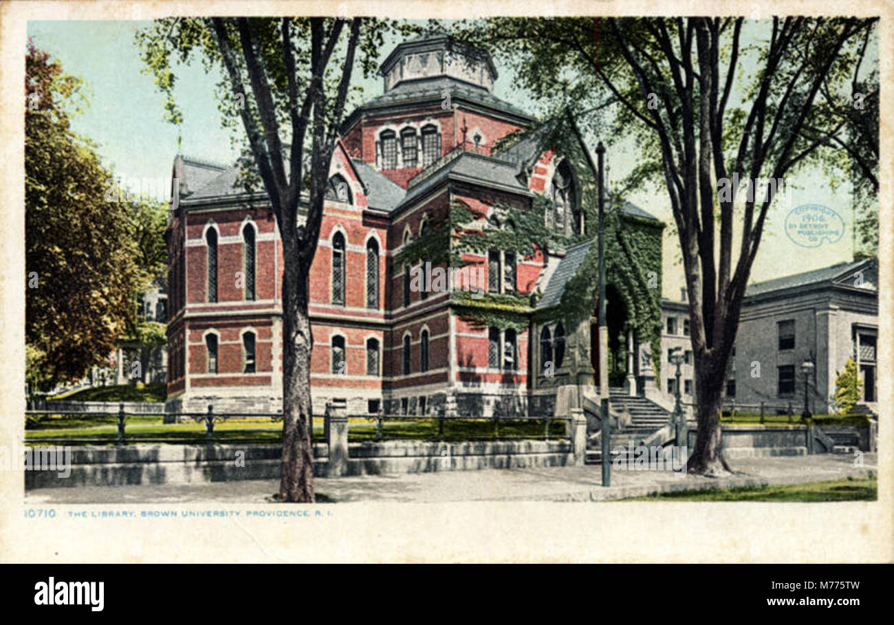 This image shows the library at Brown University, one of the oldest ...