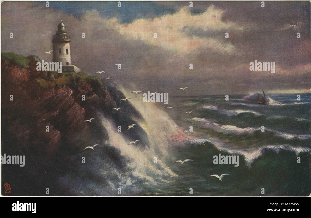 This photograph features the lighthouse at Douglas Head, located on the ...