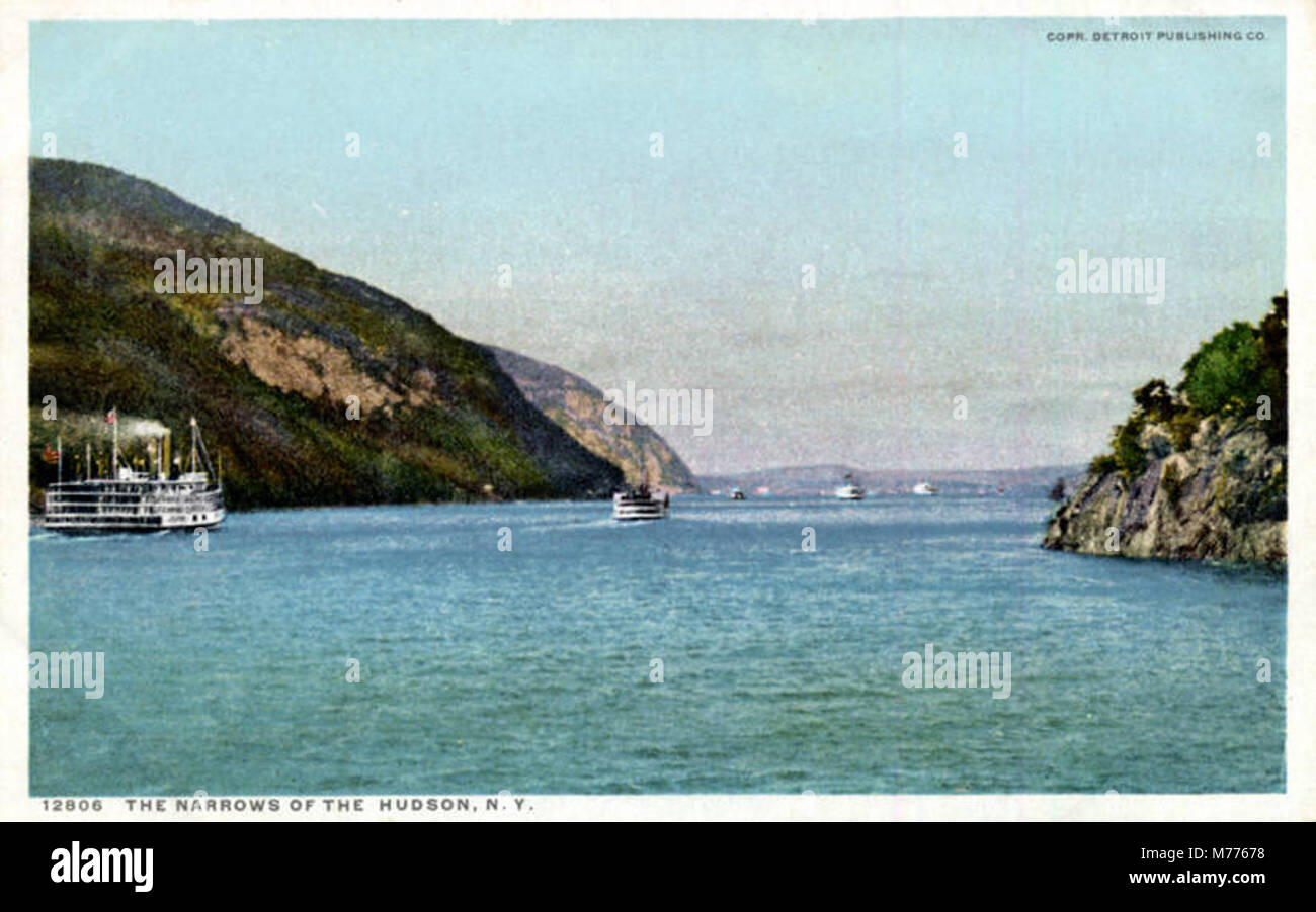 The Narrows of the Hudson River, located between Staten Island and ...