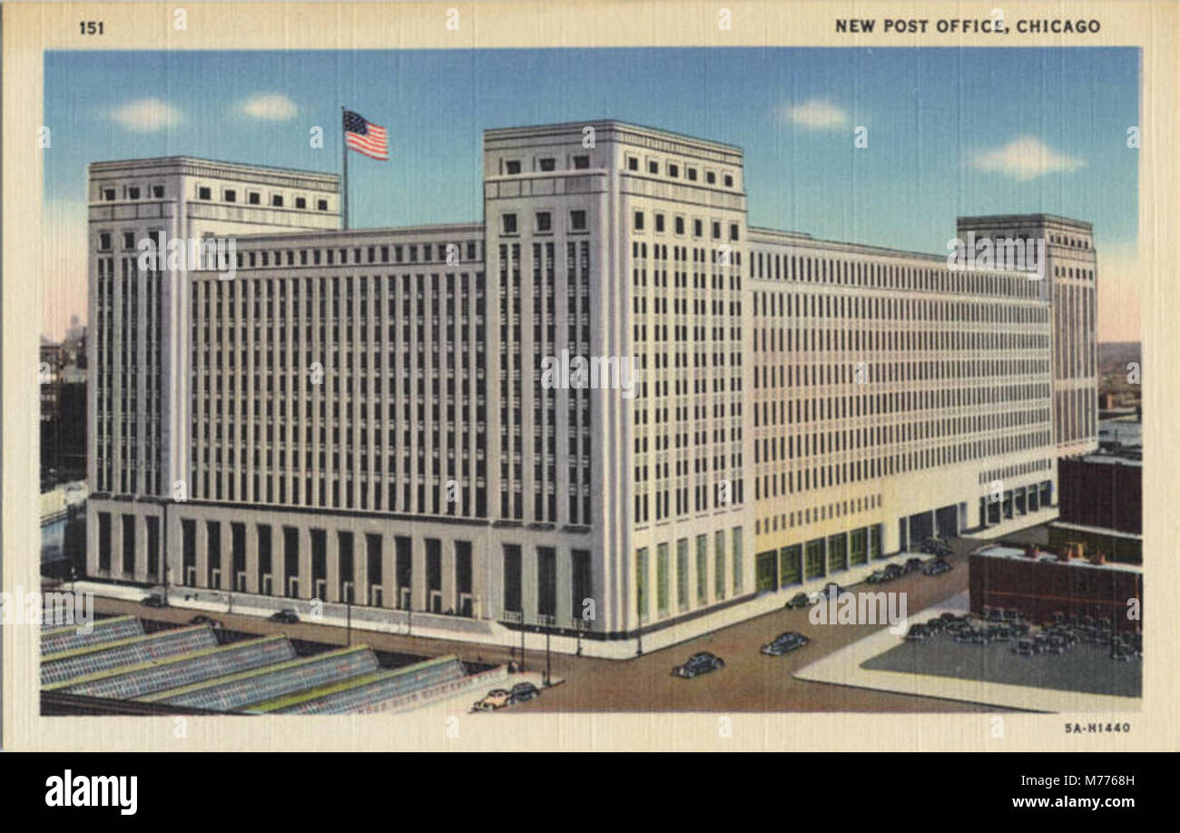 The New Chicago Post Office (NBY 417596 Stock Photo - Alamy
