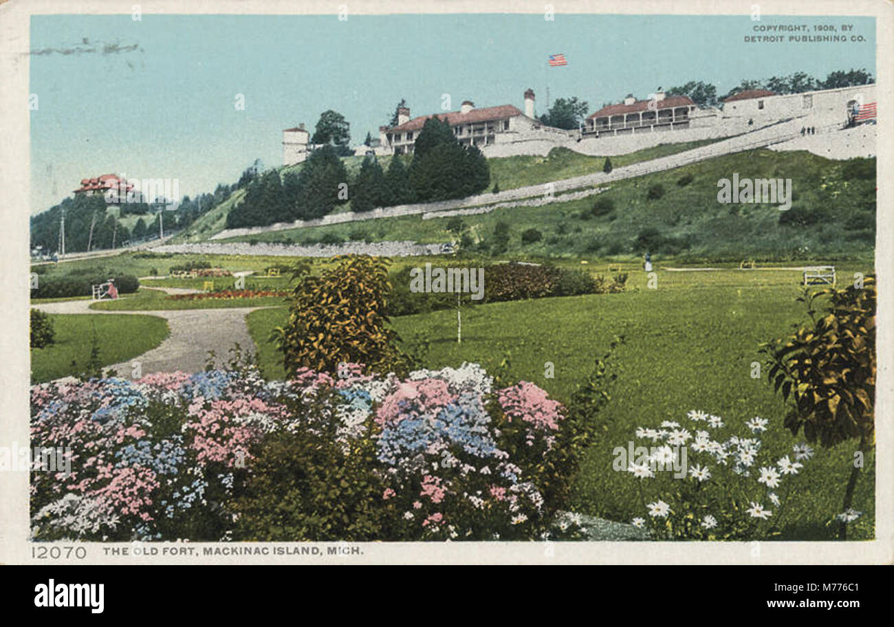 This photograph of The Old Fort, a historic military structure ...