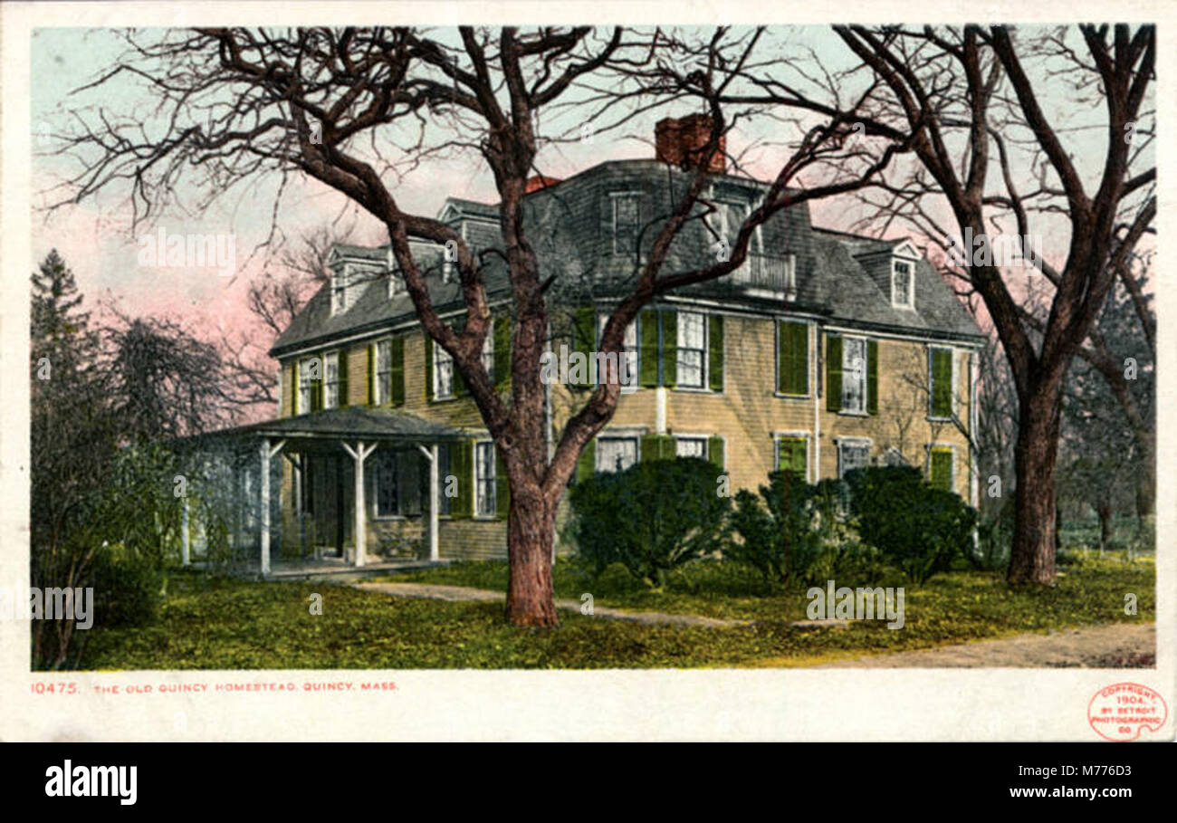 The Old Quincy Homestead, a historic property, represents 19th-century ...