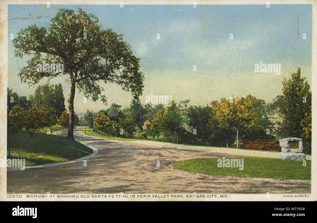The Old Santa Fe Trail, an important historic route that connected ...