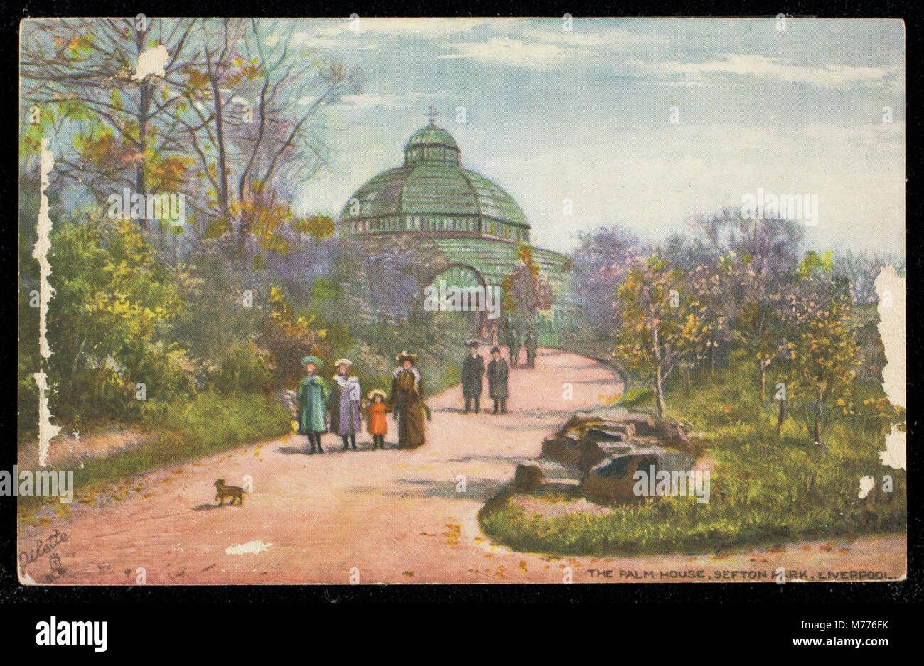 The Palm House in Sefton Park, Liverpool, is a Victorian glasshouse ...