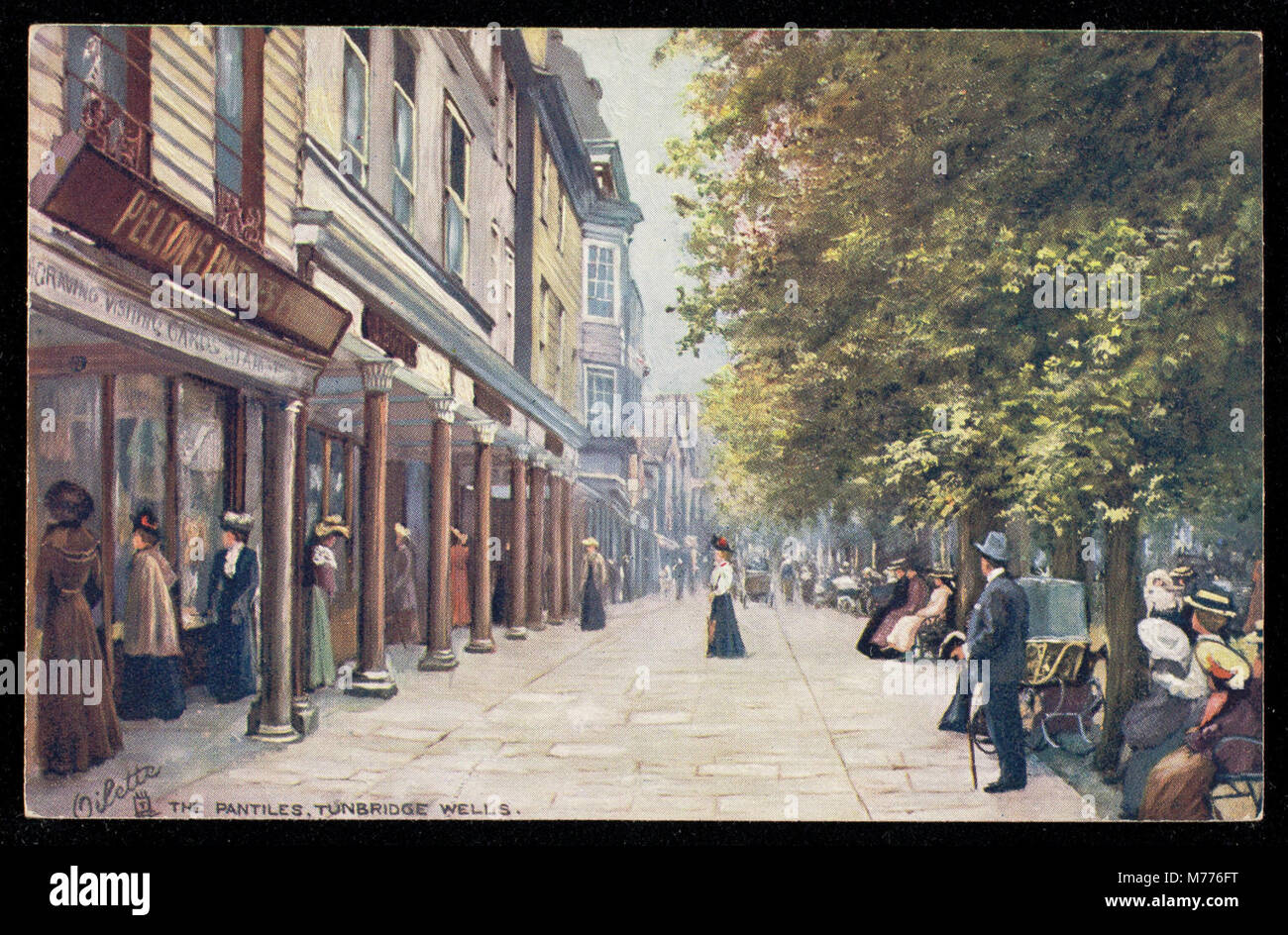 The Pantiles in Tunbridge Wells, England, is a historic colonnaded ...