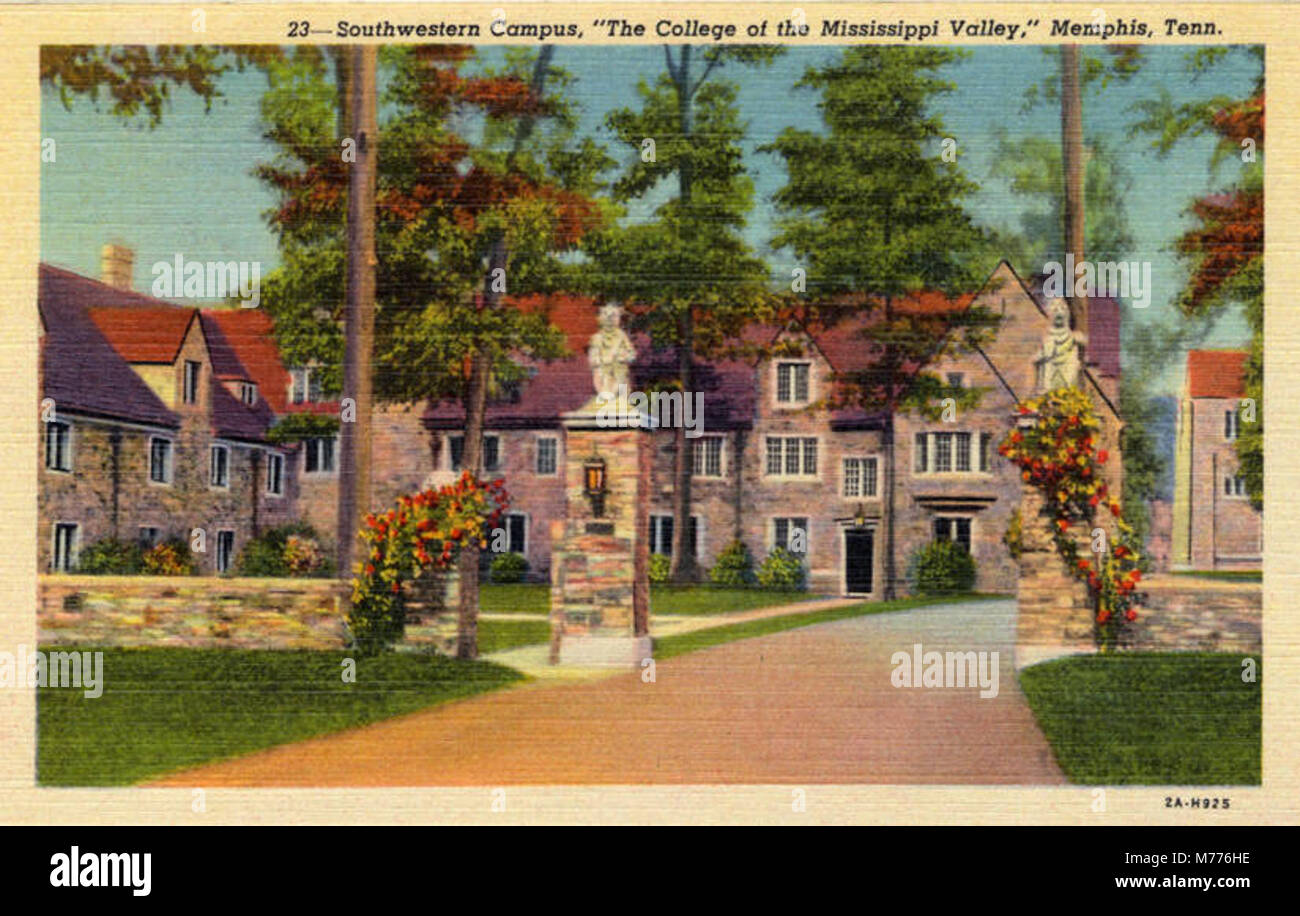 A historical photograph of the Southwestern Campus of the College of ...