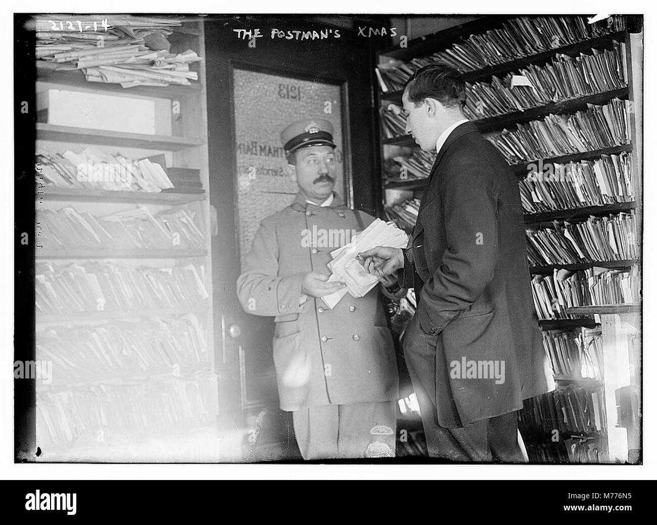 A scene from 'The Postman's Christmas', depicting holiday festivities ...