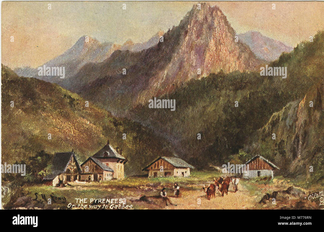 The Pyrenees mountain range, captured on a journey to Gabbas ...