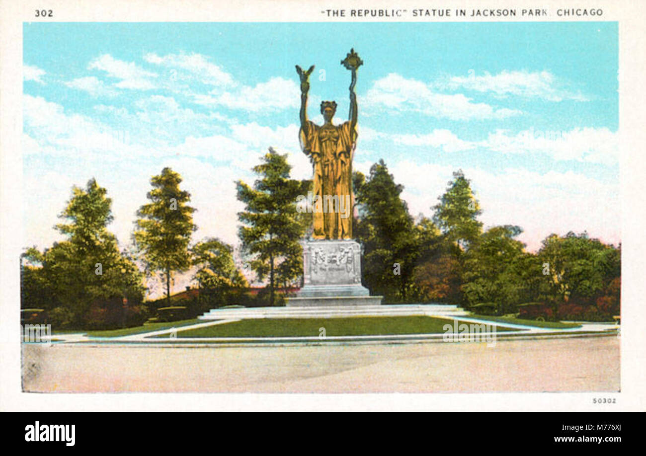 Statue of the republic chicago hi-res stock photography and images - Alamy