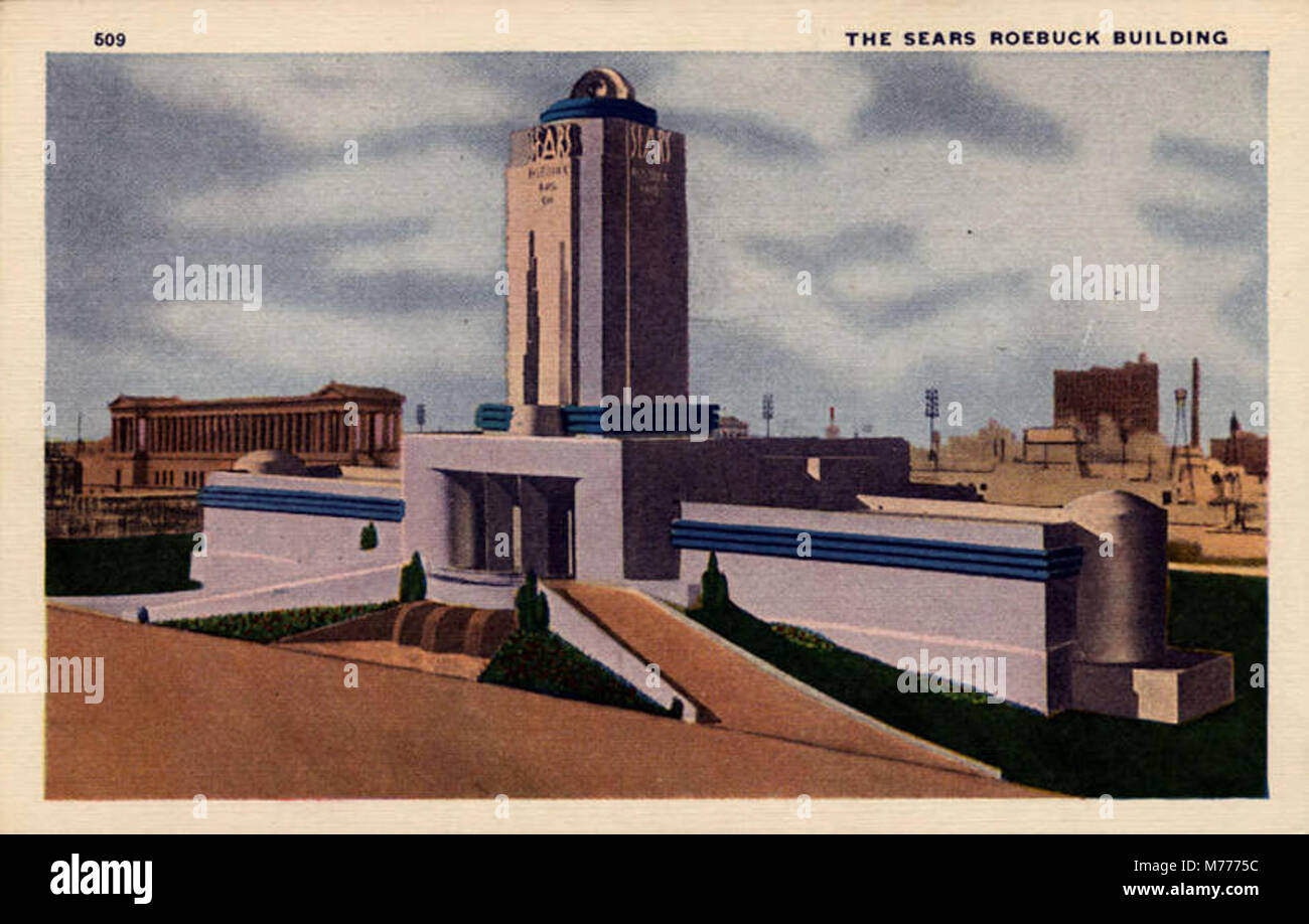 The Sears Roebuck Building, an iconic skyscraper in Chicago, is shown ...