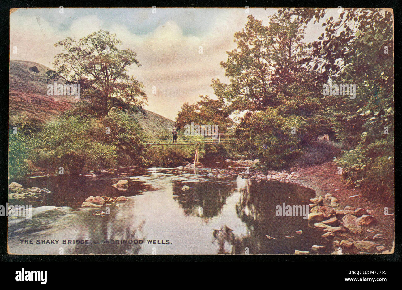 The Shaky Bridge in Llandrindod Wells, a historic bridge known for its ...