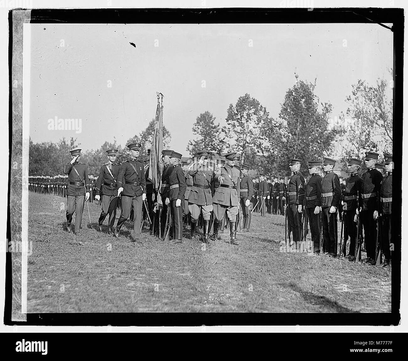 A military drill of a battalion, demonstrating the regiment’s ...