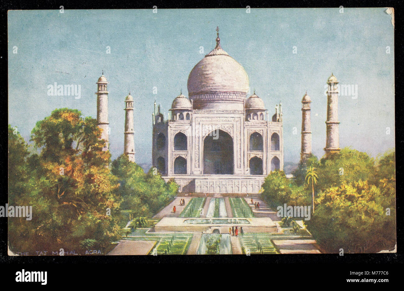 The Taj Mahal in Agra, identified by NBY 438830, is a world-renowned ...