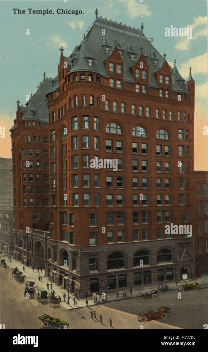 The Temple, located in Chicago, is an architectural landmark known for ...