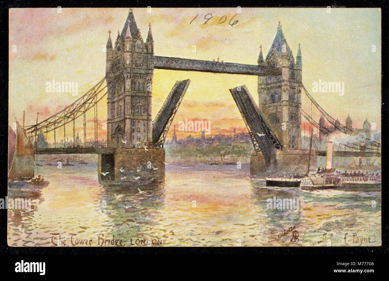 A photograph of the Tower Bridge in London, showcasing its iconic ...