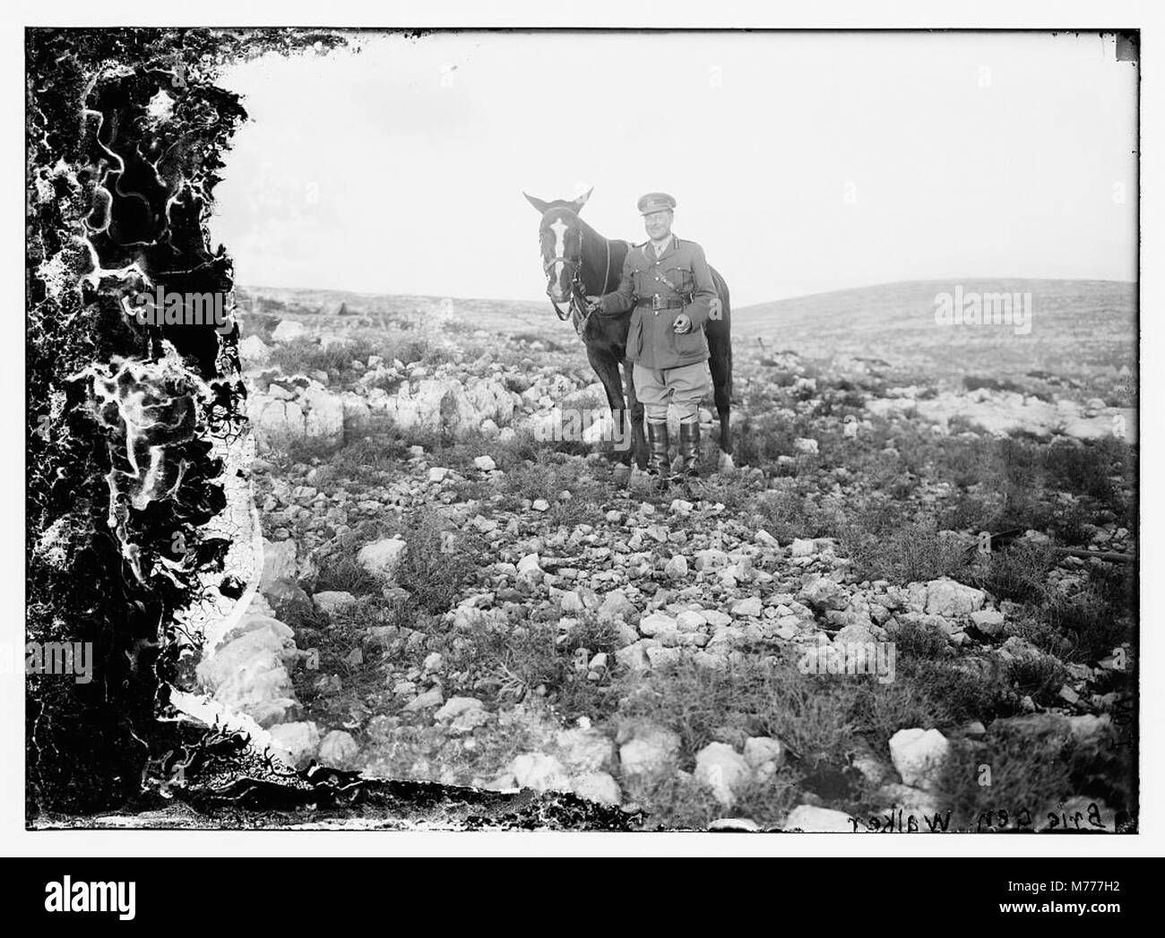 This photograph captures the Battery of the 53rd Division in 1918 ...
