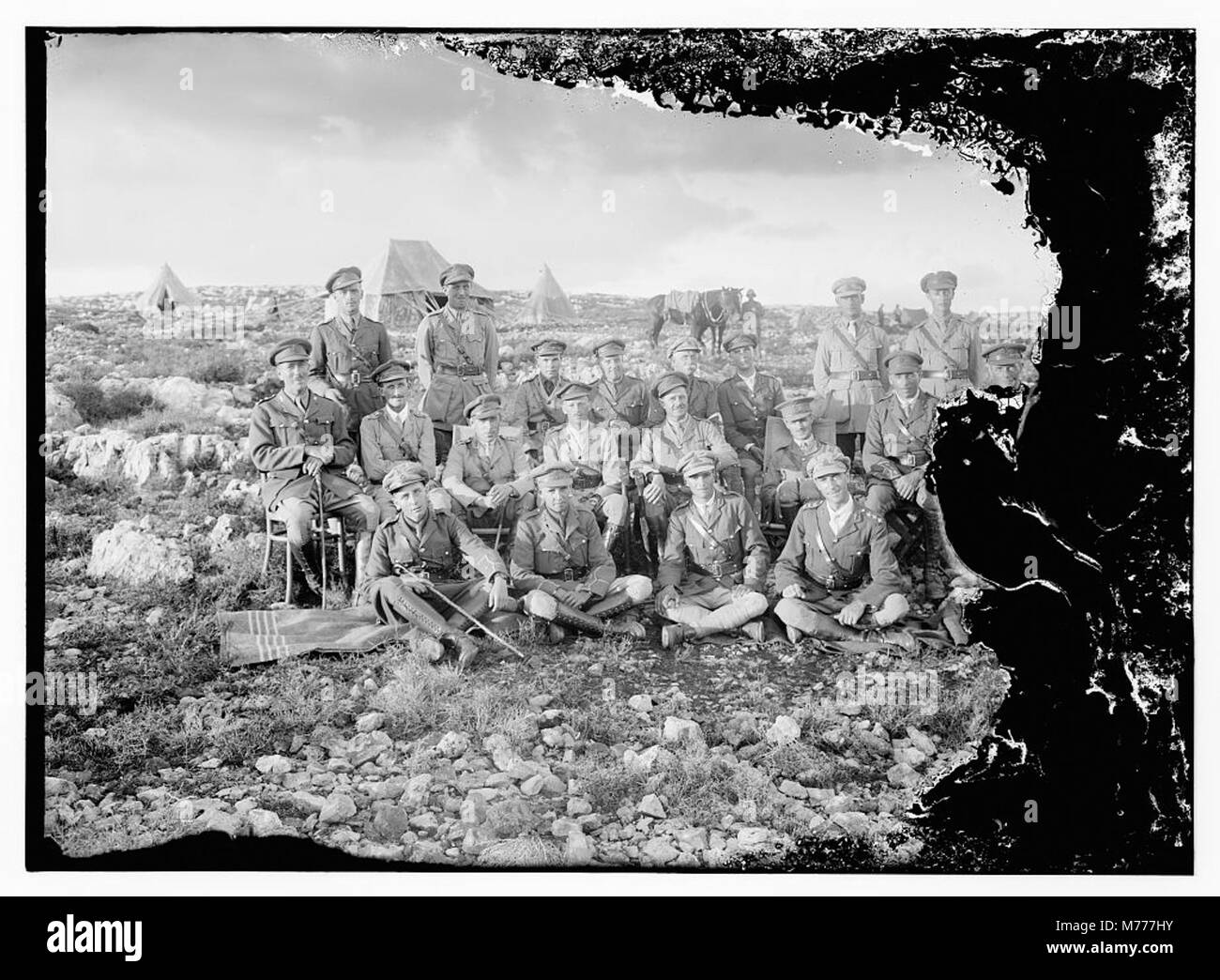 Battery of the 53rd division, 1918 LOC matpc.08112 Stock Photo - Alamy