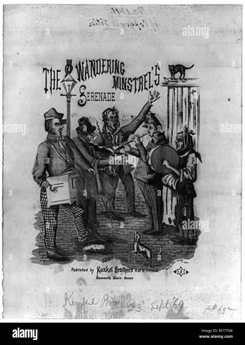 An illustration depicting 'The Wandering Minstrel's Serenade,' an ...