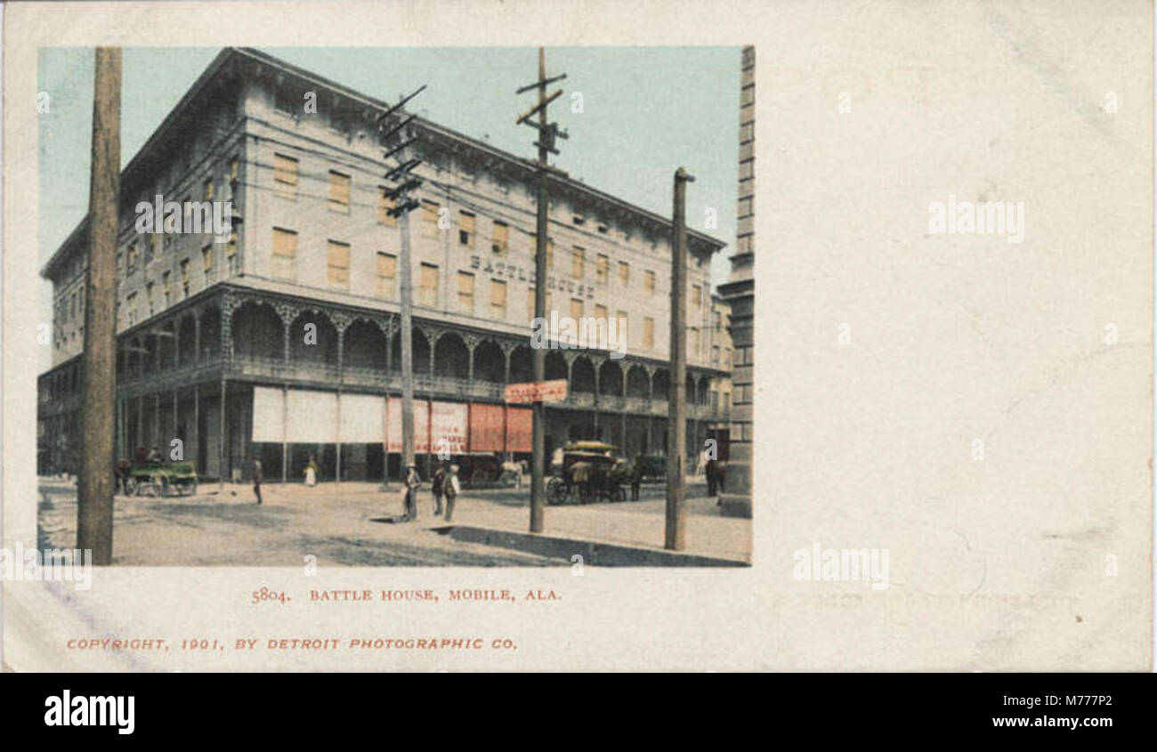 An image of the Battle House in Mobile, Alabama, a historical landmark ...