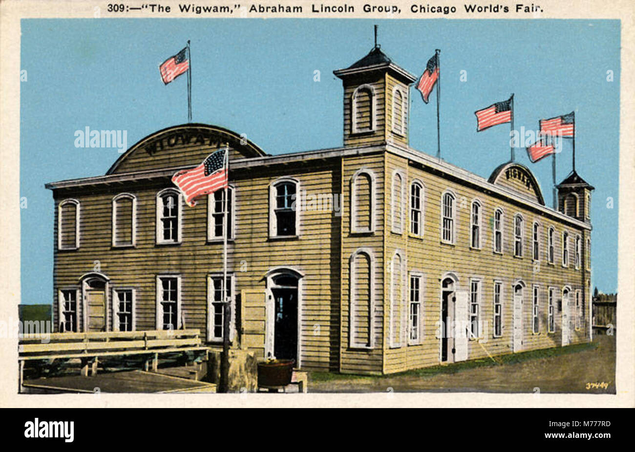 The Wigwam was a prominent building at the 1893 Chicago World's Fair ...